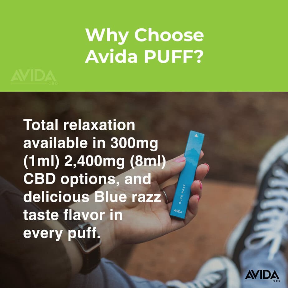 Blue Razz Disposable CBD Vape (300mg - 2400mg)