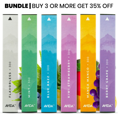 Build your Avida Puff CBD Vape Pen Bundle and Save 35%