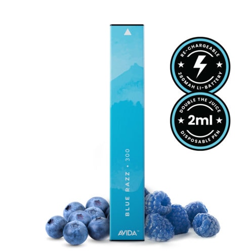 Blue Raspberry CBD Vape Pen - Avida CBD