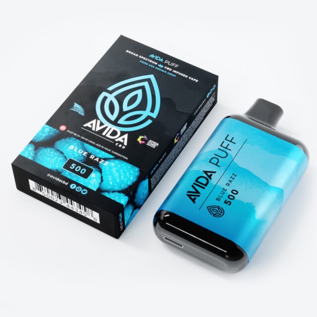 Blue Raspberry CBD Vape Pen - Avida CBD