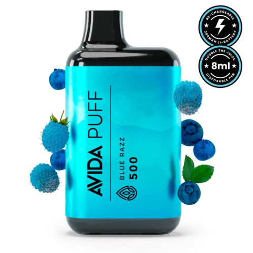 Blue Raspberry CBD Vape Pen - Avida CBD
